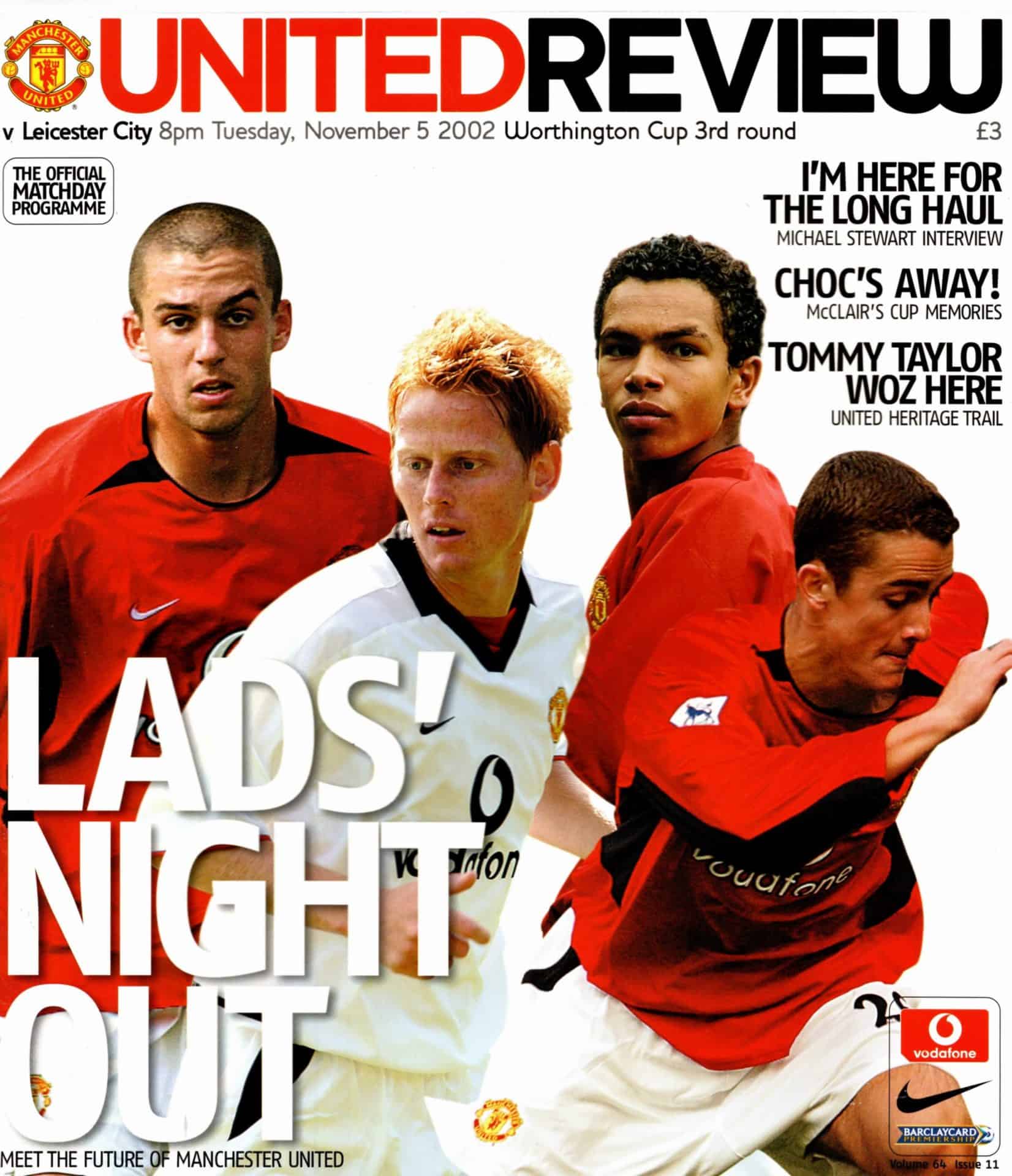 5th November 2002 Manchester United v Leicester City League Cup 3rd ...