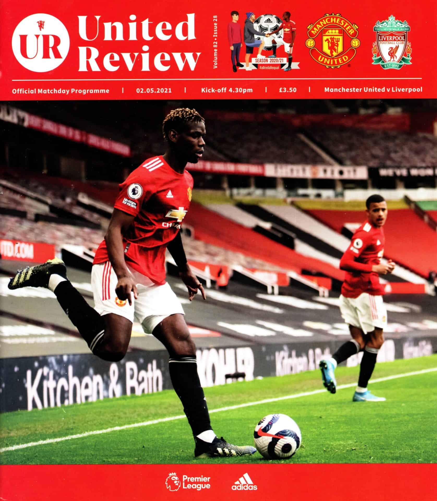 13th May 2021 Manchester United v Liverpool FC Premier League Matchday ...